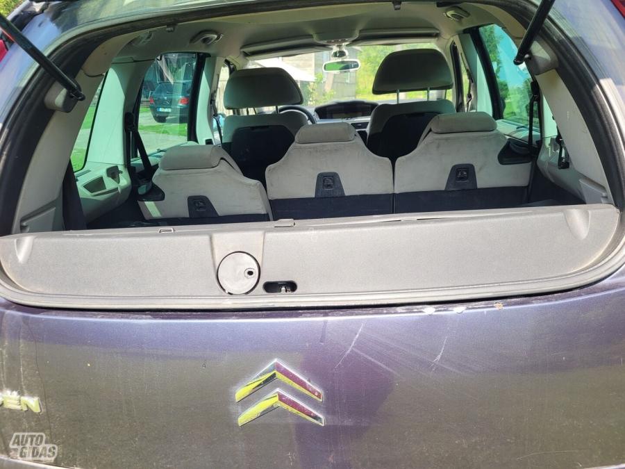 Blue Citroen C4 Grand Picasso 2007 in Kaisiadorys, with an engine capacity of 2.00 L and mileage of 300 thousand km for 1450 €, photo 7 on AUTOMOTO.COM.LV