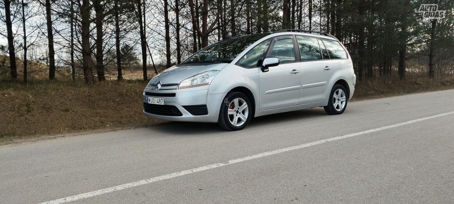 Pelēks Citroen C4 Grand Picasso 2007 Tauragė, ar dzinēja tilpumu 1.60 L un nobraukumu 239 tūkst. km par 2400 €, foto 4 vietnē AUTOMOTO.COM.LV