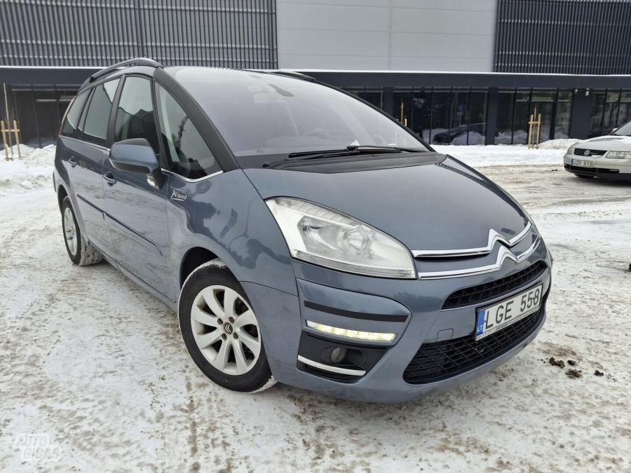 Pelēks Citroen C4 Grand Picasso 2012 Utena, ar dzinēja tilpumu 1.60 L un nobraukumu 229 tūkst. km par 2650 €, foto 1 vietnē AUTOMOTO.COM.LV
