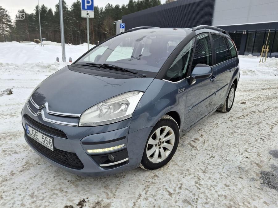 Pelēks Citroen C4 Grand Picasso 2012 Utena, ar dzinēja tilpumu 1.60 L un nobraukumu 229 tūkst. km par 2650 €, foto 2 vietnē AUTOMOTO.COM.LV