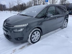 Pelēks Citroen C4 Grand Picasso 2015 Kauņa, ar dzinēja tilpumu 1.60 L un nobraukumu 250 tūkst. km par 5400 €, foto  vietnē AUTOMOTO.COM.LV