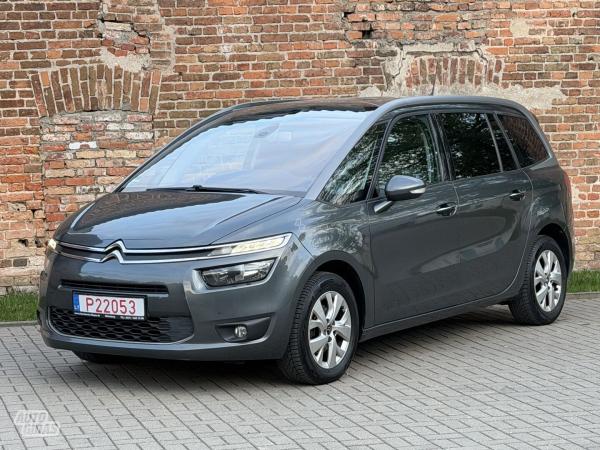 Серый Ситроен C4 Grand Picasso 2015 в Кедайняй, объемом двигателя 1.60 л и пробегом 268 тыс. км за 5650 €, фото 1 на AUTOMOTO.COM.LV