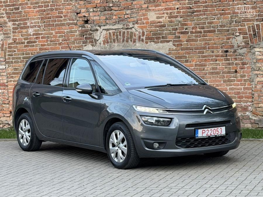 Серый Ситроен C4 Grand Picasso 2015 в Кедайняй, объемом двигателя 1.60 л и пробегом 268 тыс. км за 5650 €, фото 3 на AUTOMOTO.COM.LV