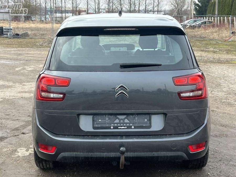 Grey Citroen C4 Grand Picasso 2017 in Kedainiai, with an engine capacity of 1.60 L and mileage of 238 thousand km for 5999 €, photo 10 on AUTOMOTO.COM.LV