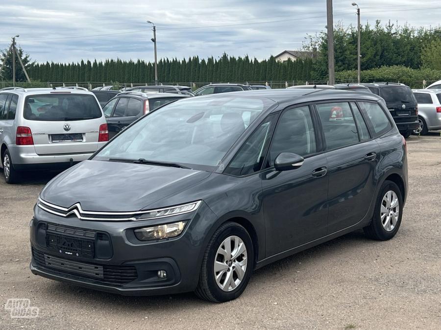Серый Ситроен C4 Grand Picasso 2017 в Кедайняй, объемом двигателя 1.60 л и пробегом 238 тыс. км за 6200 €, фото 1 на AUTOMOTO.COM.LV