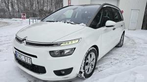 Balts Citroen C4 Grand Picasso 2015 Kauņa, ar dzinēja tilpumu 1.60 L un nobraukumu 382 tūkst. km par 4200 €, foto  vietnē AUTOMOTO.COM.LV