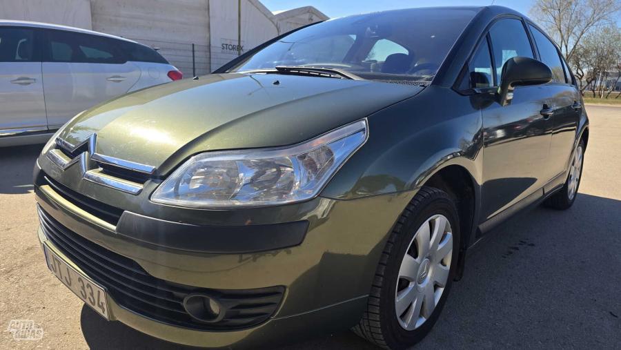 Zaļš Citroen C4 2005 Kauņa, ar dzinēja tilpumu 2.00 L un nobraukumu 242 tūkst. km par 1200 €, foto 1 vietnē AUTOMOTO.COM.LV