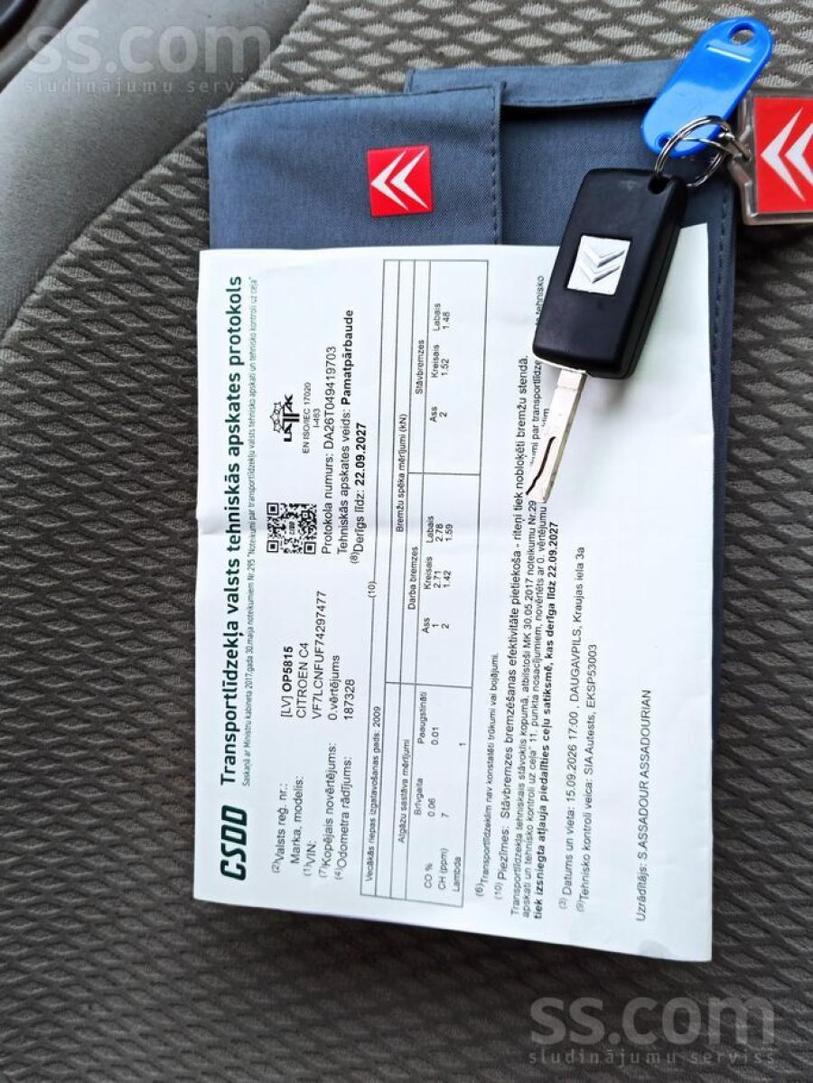 Zaļš Citroen C4 2006 Daugavpils, ar dzinēja tilpumu 1.60 L un nobraukumu 0 tūkst. km par 2100 €, foto 27 vietnē AUTOMOTO.COM.LV