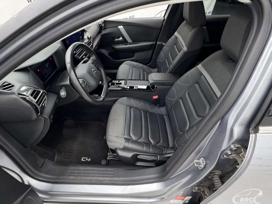 Grey Citroen C4 2021 in Vilnius, with an engine capacity of 1.50 L and mileage of 124 thousand km for 10500 €, photo 22 on AUTOMOTO.COM.LV