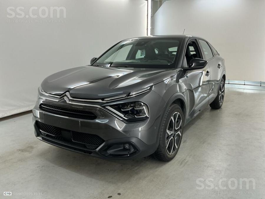 Pelēks Citroen C4 2022 Rīga, ar dzinēja tilpumu 1.50 L un nobraukumu 74 tūkst. km par 19990 €, foto 1 vietnē AUTOMOTO.COM.LV