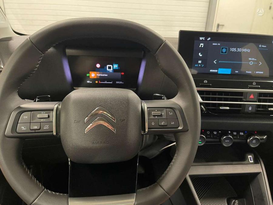 Pelēks Citroen C4 2023 Marijampole, ar dzinēja tilpumu 1.20 L un nobraukumu 60 tūkst. km par 14702 €, foto 8 vietnē AUTOMOTO.COM.LV