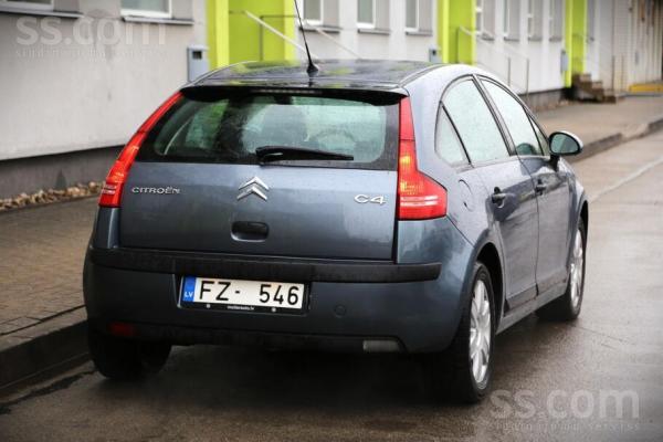 Pelēks Citroen C4 2006 Rīga, ar dzinēja tilpumu 1.60 L un nobraukumu 0 tūkst. km par 3700 €, foto 6 vietnē AUTOMOTO.COM.LV