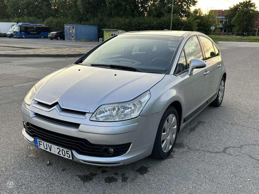 Grey Citroen C4 2007 in Klaipeda, with an engine capacity of 1.56 L and mileage of 134 thousand km for 1999 €, photo 25 on AUTOMOTO.COM.LV