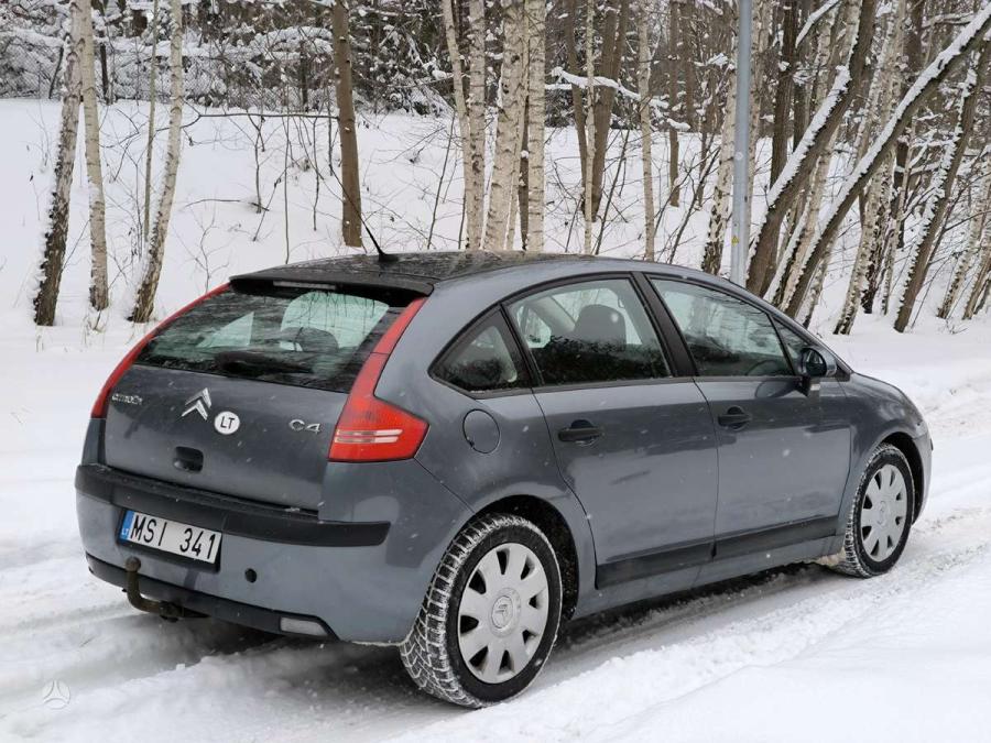 Grey Citroen C4 2008 in Vilnius, with an engine capacity of 1.56 L and mileage of 308 thousand km for 1350 €, photo 6 on AUTOMOTO.COM.LV