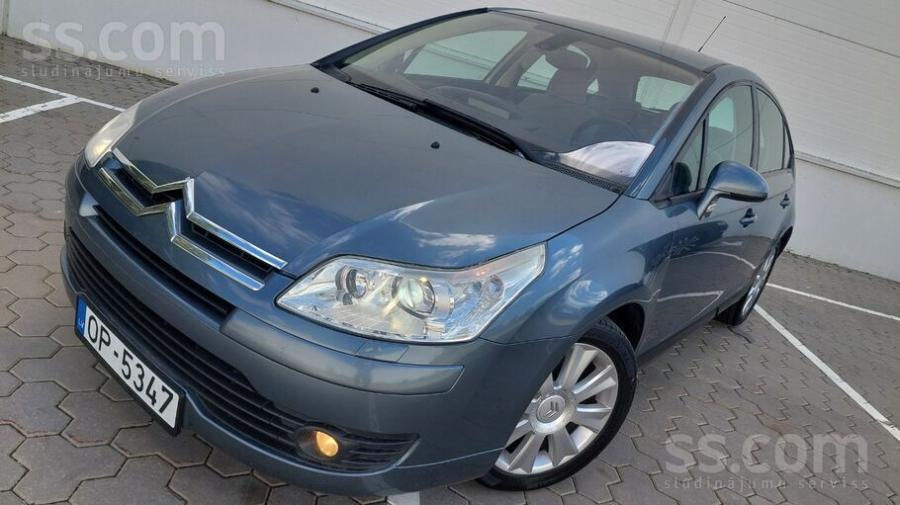 Grey Citroen C4 2008 in Riga, with an engine capacity of 2.00 L and mileage of 154 thousand km for 2550 €, photo 14 on AUTOMOTO.COM.LV