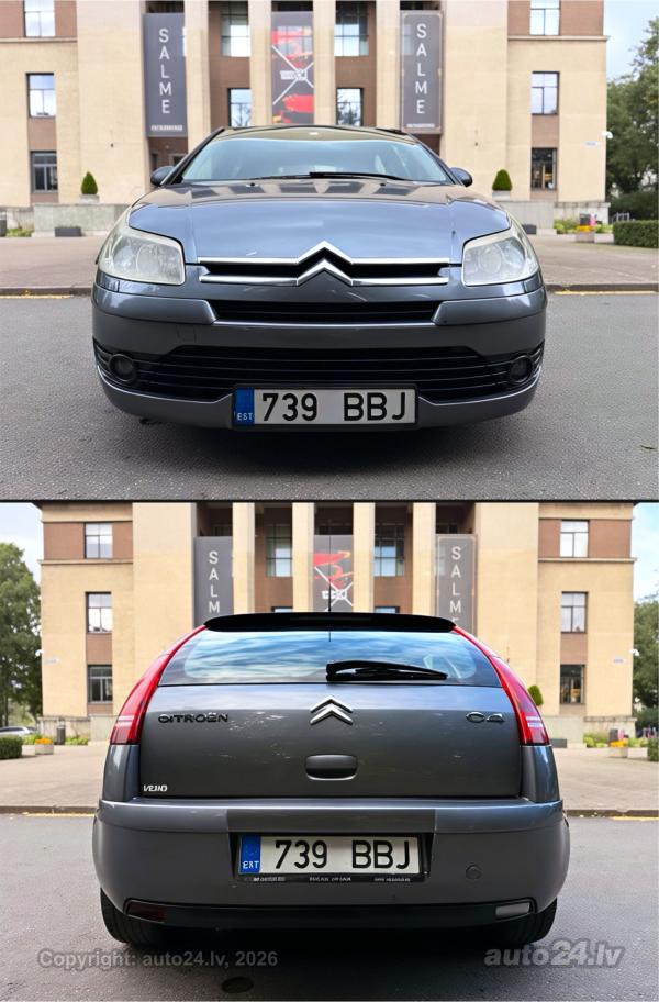 Grey Citroen C4 2008 in Tallinn, with an engine capacity of 1.60 L and mileage of 292 thousand km for 1499 €, photo 7 on AUTOMOTO.COM.LV
