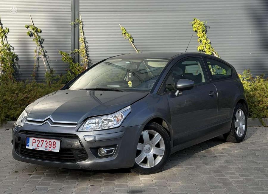 Pelēks Citroen C4 2010 Viļņa, ar dzinēja tilpumu 1.56 L un nobraukumu 289 tūkst. km par 1650 €, foto 1 vietnē AUTOMOTO.COM.LV