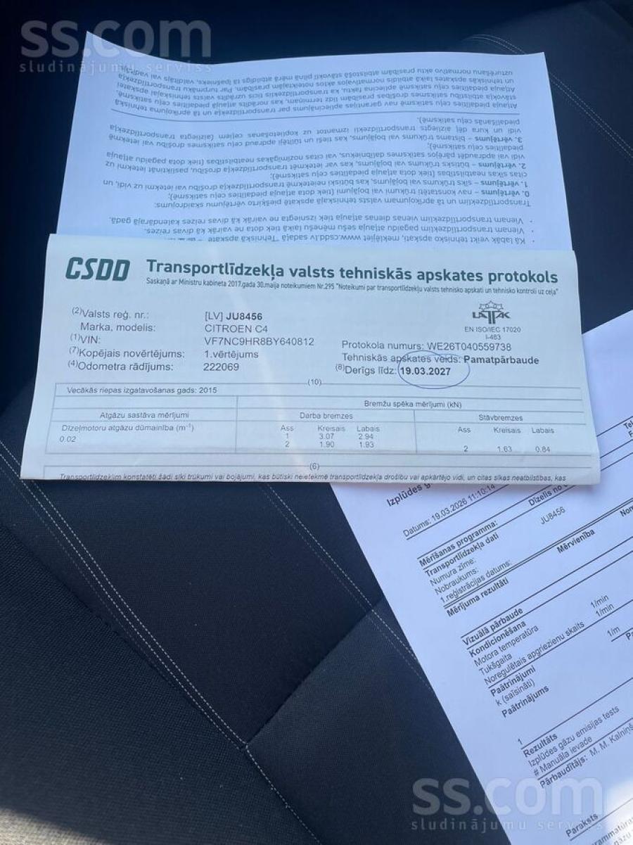 Pelēks Citroen C4 2011 Rīga, ar dzinēja tilpumu 1.60 L un nobraukumu 0 tūkst. km par 2599 €, foto 20 vietnē AUTOMOTO.COM.LV