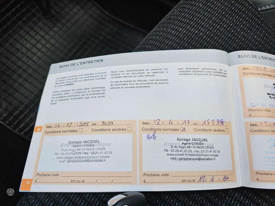 Grey Citroen C4 2014 in Siauliai, with an engine capacity of 1.60 L and mileage of 74 thousand km for 6350 €, photo 35 on AUTOMOTO.COM.LV