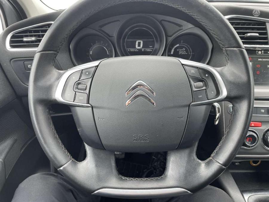 Grey Citroen C4 2015 in Taurage, with an engine capacity of 1.60 L and mileage of 172 thousand km for 3600 €, photo 10 on AUTOMOTO.COM.LV