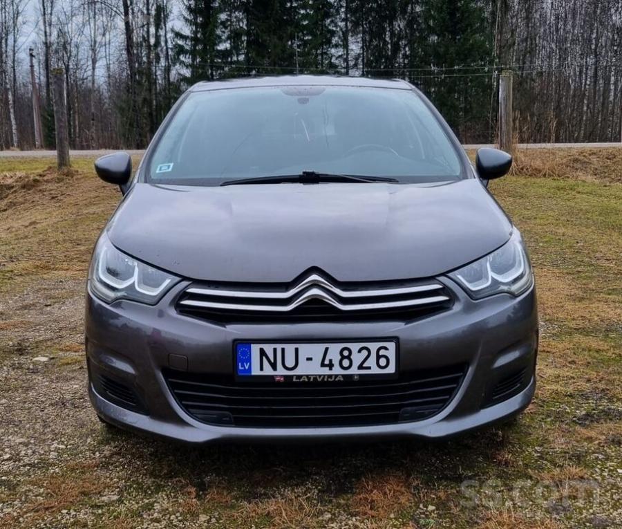 Grey Citroen C4 2015 in Riga, with an engine capacity of 1.60 L and mileage of 275 thousand km for 3700 €, photo 1 on AUTOMOTO.COM.LV