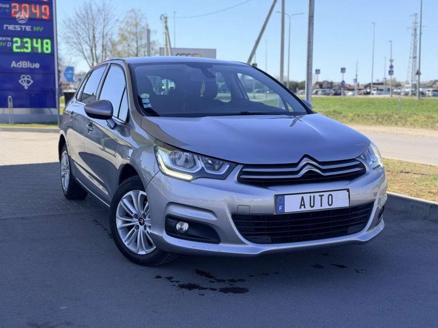 Pelēks Citroen C4 2015 Tauragė, ar dzinēja tilpumu 1.56 L un nobraukumu 190 tūkst. km par 4499 €, foto 1 vietnē AUTOMOTO.COM.LV