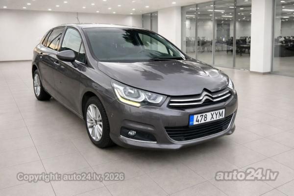 Pelēks Citroen C4 2017 Tartu, ar dzinēja tilpumu 1.60 L un nobraukumu 134 tūkst. km par 6450 €, foto  vietnē AUTOMOTO.COM.LV