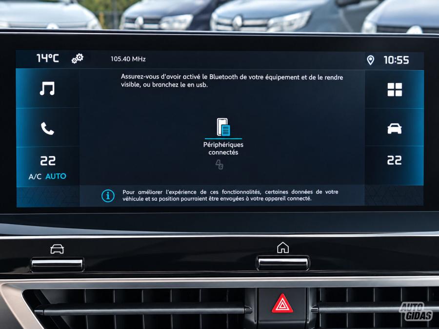 Pelēks Citroen C4 2023 Viļņa, ar dzinēja tilpumu 1.50 L un nobraukumu 36 tūkst. km par 14950 €, foto 17 vietnē AUTOMOTO.COM.LV