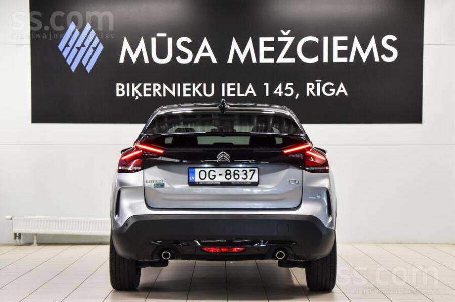 Pelēks Citroen C4 2024 Rīga, ar dzinēja tilpumu 1.20 L un nobraukumu 20 tūkst. km par 18890 €, foto 8 vietnē AUTOMOTO.COM.LV