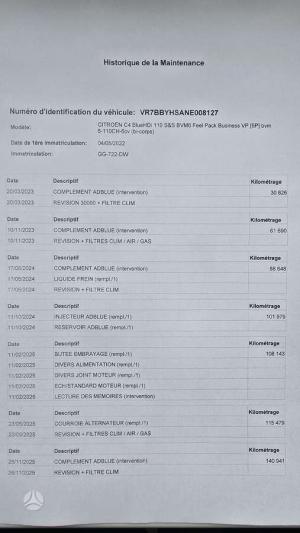 Pelēks Citroen C4 2022 Tauragė, ar dzinēja tilpumu 0.00 L un nobraukumu 143 tūkst. km par 11495 €, foto 20 vietnē AUTOMOTO.COM.LV