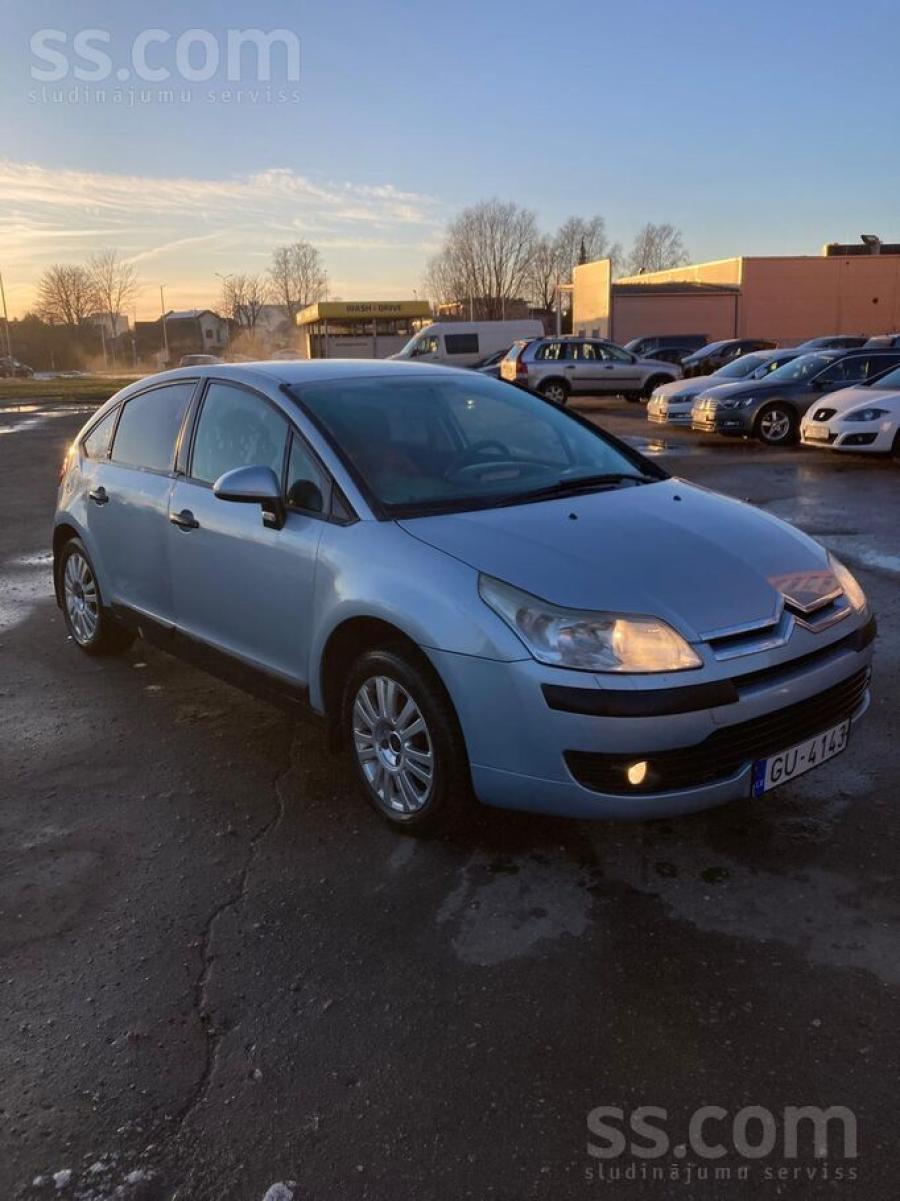 Citroen C4 2007 Liepāja, ar dzinēja tilpumu 1.60 L un nobraukumu 220 tūkst. km par 1290 €, foto 3 vietnē AUTOMOTO.COM.LV