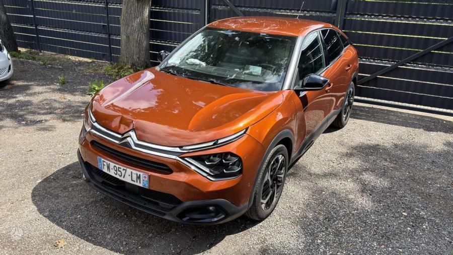 Oranžs Citroen C4 2022 Jonava, ar dzinēja tilpumu 1.20 L un nobraukumu 46 tūkst. km par 9350 €, foto 1 vietnē AUTOMOTO.COM.LV