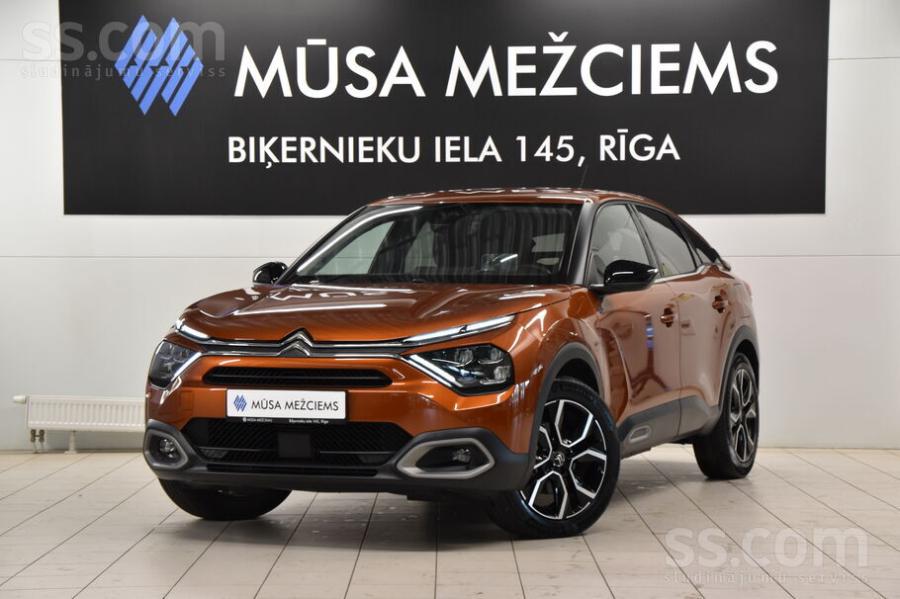 Orange Citroen C4 2022 in Riga, with an engine capacity of 0.00 L and mileage of 11 thousand km for 21990 €, photo 1 on AUTOMOTO.COM.LV