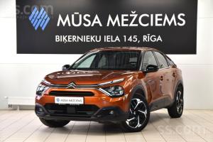 Orange Citroen C4 2023 in Riga, with an engine capacity of 1.20 L and mileage of 54 thousand km for 17990 €, photo  on AUTOMOTO.COM.LV