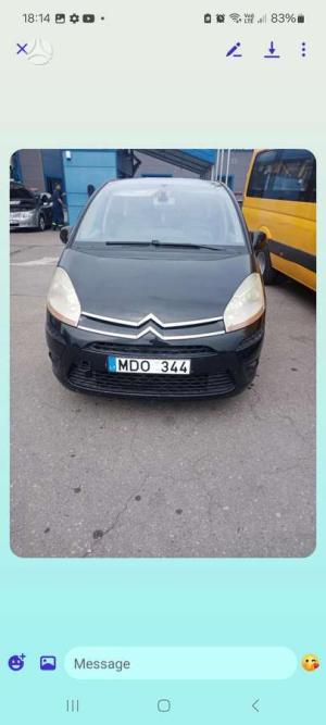 Melns Citroen c4-picasso 2007 Šauļi, ar dzinēja tilpumu 1.60 L un nobraukumu 222 tūkst. km par 500 €, foto 3 vietnē AUTOMOTO.COM.LV