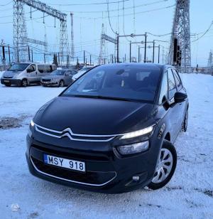 Black Citroen c4-picasso 2013 in Siauliai, with an engine capacity of 1.60 L and mileage of 98 thousand km for 5350 €, photo 2 on AUTOMOTO.COM.LV