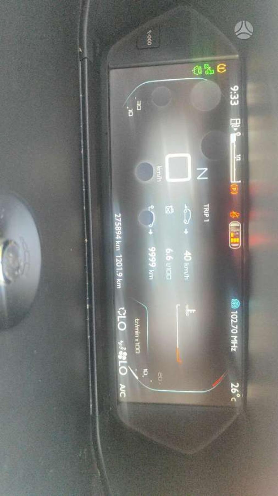 Black Citroen c4-picasso 2013 in Taurage, with an engine capacity of 1.56 L and mileage of 276 thousand km for 3300 €, photo 20 on AUTOMOTO.COM.LV