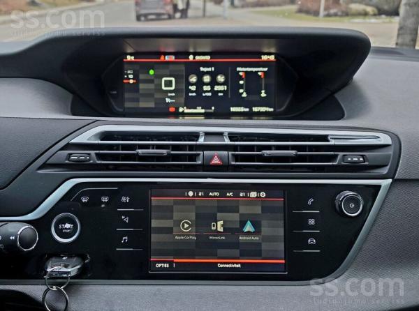 Black Citroen c4-picasso 2017 in Riga, with an engine capacity of 1.60 L and mileage of 167 thousand km for 8900 €, photo 8 on AUTOMOTO.COM.LV