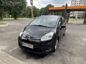 Black Citroen c4-picasso 2008 in Riga, with an engine capacity of 1.60 L and mileage of 404 thousand km for 2200 €, photo  on AUTOMOTO.COM.LV