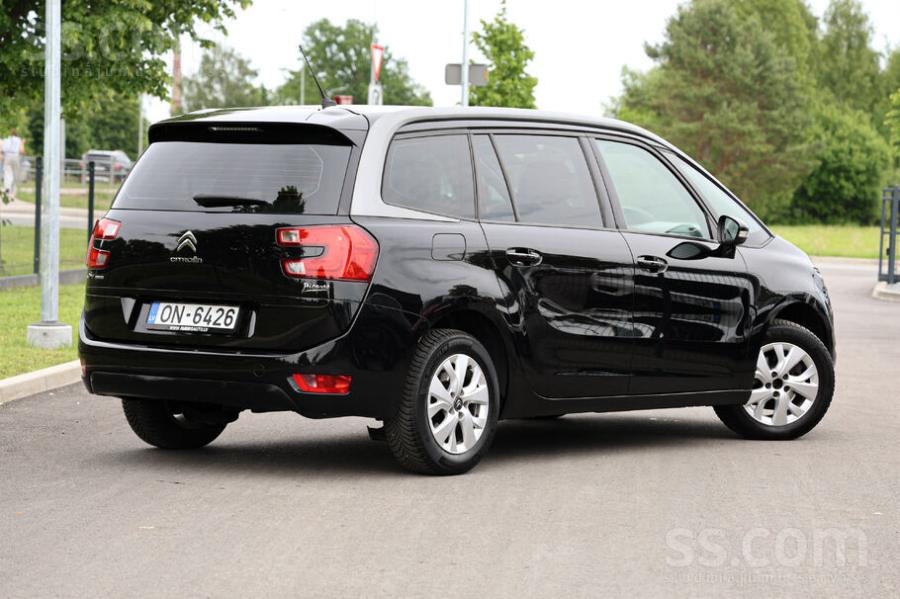 Melns Citroen c4-picasso 2016 Jelgava, ar dzinēja tilpumu 1.60 L un nobraukumu 0 tūkst. km par 7990 €, foto 5 vietnē AUTOMOTO.COM.LV