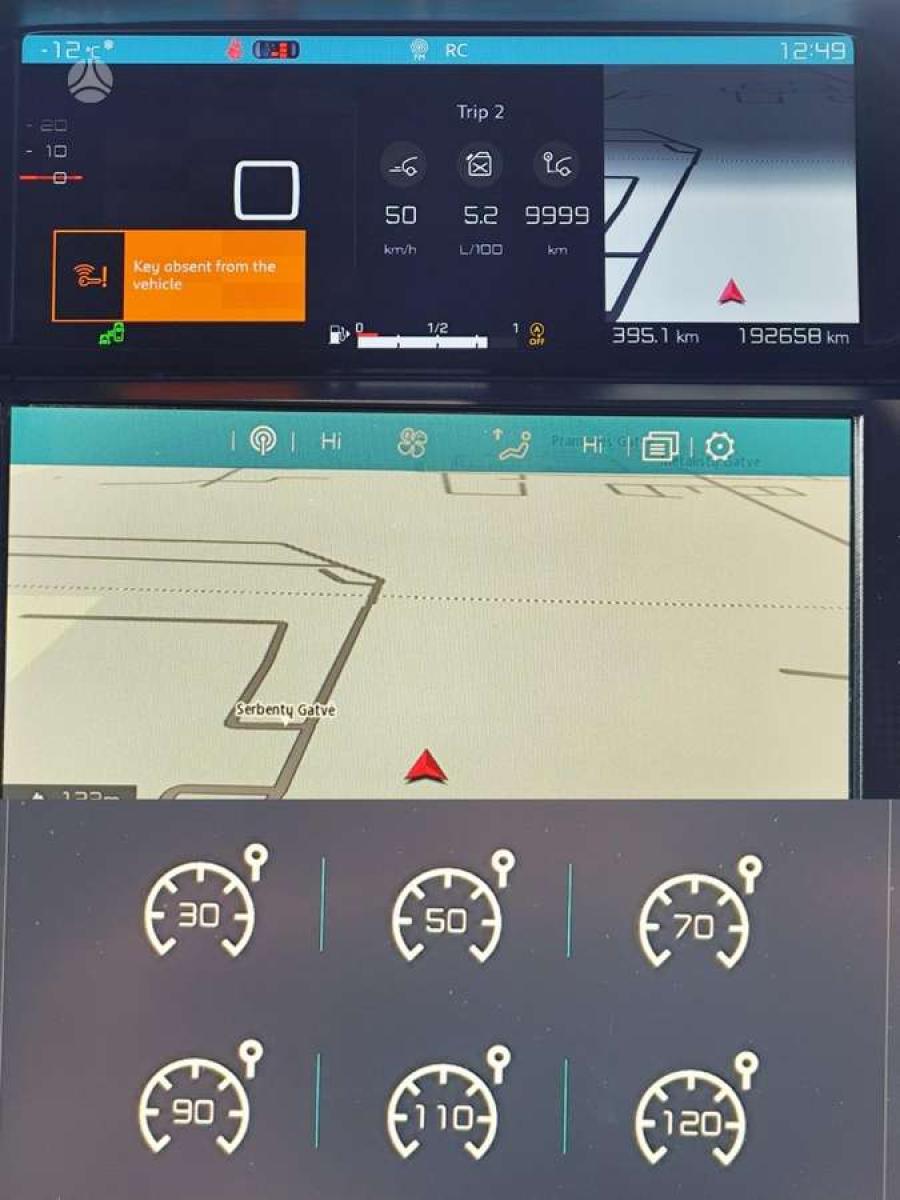 Черный Ситроен С4 Пикассо 2018 в Шяуляй, объемом двигателя 1.60 л и пробегом 192 тыс. км за 6500 €, фото 16 на AUTOMOTO.COM.LV