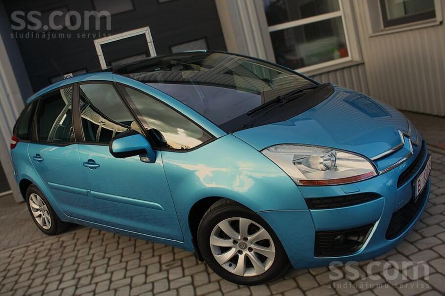 Blue Citroen c4-picasso 2007 in Riga, with an engine capacity of 1.60 L and mileage of 0 thousand km for 1895 €, photo 6 on AUTOMOTO.COM.LV