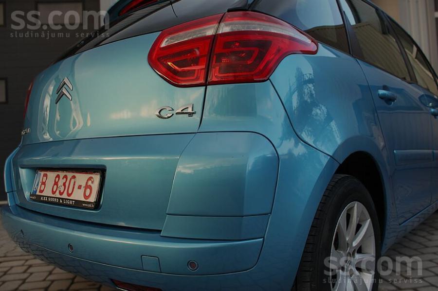 Blue Citroen c4-picasso 2007 in Riga, with an engine capacity of 1.60 L and mileage of 0 thousand km for 1895 €, photo 13 on AUTOMOTO.COM.LV