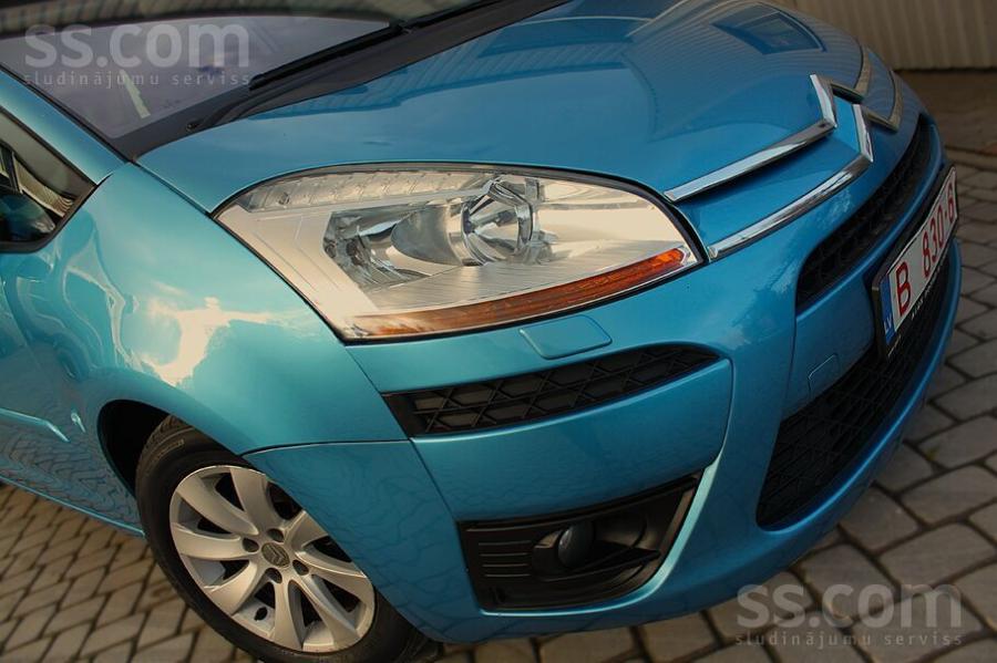 Blue Citroen c4-picasso 2007 in Riga, with an engine capacity of 1.60 L and mileage of 0 thousand km for 1895 €, photo 15 on AUTOMOTO.COM.LV