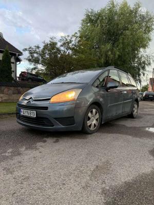Blue Citroen c4-picasso 2007 in Panevezys, with an engine capacity of 2.00 L and mileage of 270 thousand km for 850 €, photo  on AUTOMOTO.COM.LV