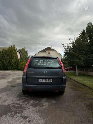 Blue Citroen c4-picasso 2007 in Panevezys, with an engine capacity of 2.00 L and mileage of 270 thousand km for 850 €, photo 4 on AUTOMOTO.COM.LV