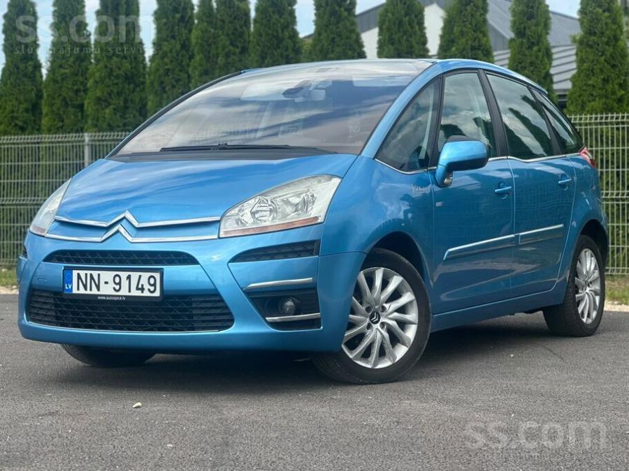 Blue Citroen c4-picasso 2008 in Jelgava, with an engine capacity of 1.60 L and mileage of 0 thousand km for 2990 €, photo 1 on AUTOMOTO.COM.LV