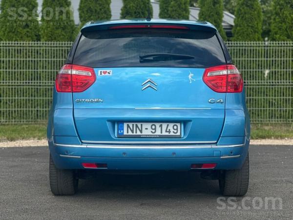 Blue Citroen c4-picasso 2008 in Jelgava, with an engine capacity of 1.60 L and mileage of 0 thousand km for 2990 €, photo 5 on AUTOMOTO.COM.LV