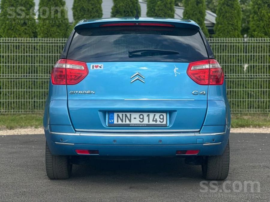 Blue Citroen c4-picasso 2008 in Jelgava, with an engine capacity of 1.60 L and mileage of 0 thousand km for 2990 €, photo 6 on AUTOMOTO.COM.LV