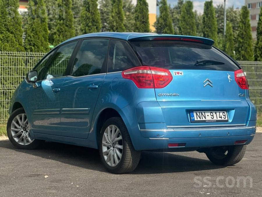Blue Citroen c4-picasso 2008 in Jelgava, with an engine capacity of 1.60 L and mileage of 0 thousand km for 2990 €, photo 7 on AUTOMOTO.COM.LV
